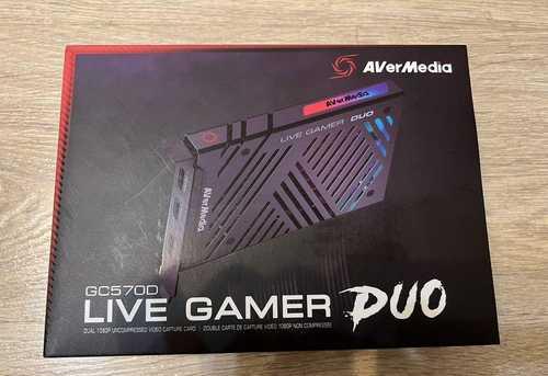 Карта видеозахвата AVerMedia Live Gamer Duo GC570D