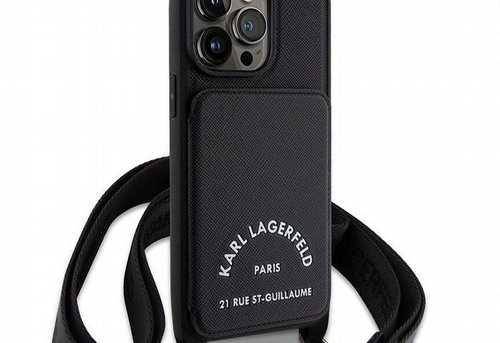 Чехол с ремешком Karl Lagerfeld iPhone 14 Pro Max
