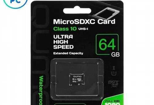 Флеш карта microSD 64GB qumo