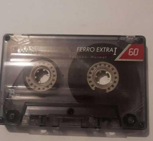 Аудиокассета б. У. Basf ferro extra i 60 min