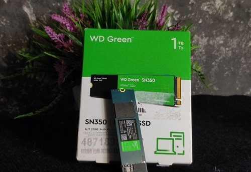 Ssd m2 nvme 1tb WD Green на гарантии