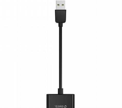 Адаптер USB2.0 - Audio/Mic 2x3.5 мм Jack #341842