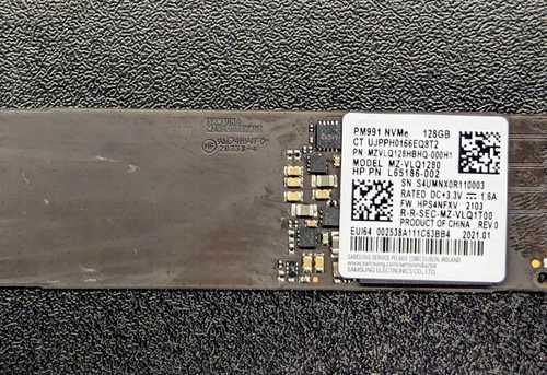 SSD m2 Samsung SSD 128Gb NVMe