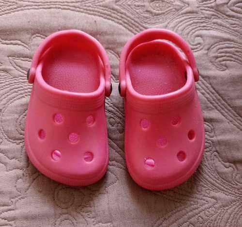 Crocs сабо кукла готц gotz розовые клеймо ориг