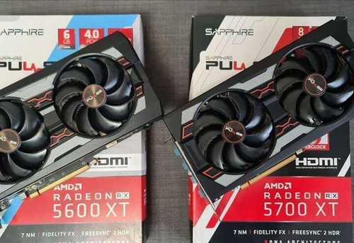 Sapphire Pulse RX 5600xt 6gb 5700xt 8gb