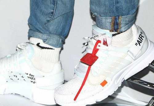 Кроссовки Nike air presto off white яч442