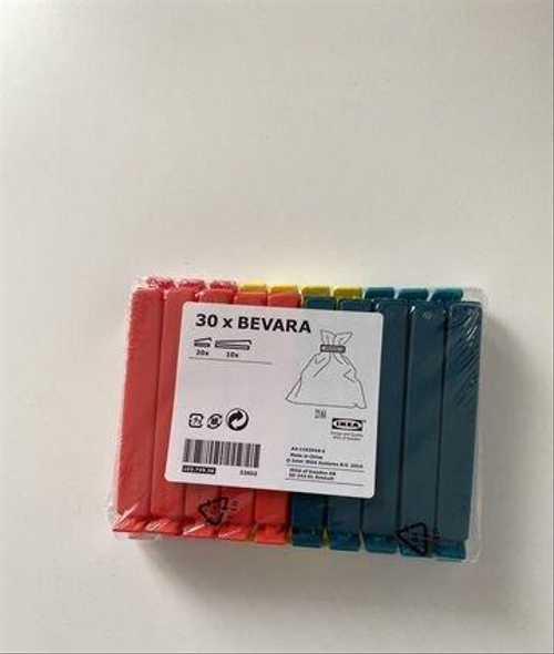 Bevara бевара Зажим для пакетов IKEA новое