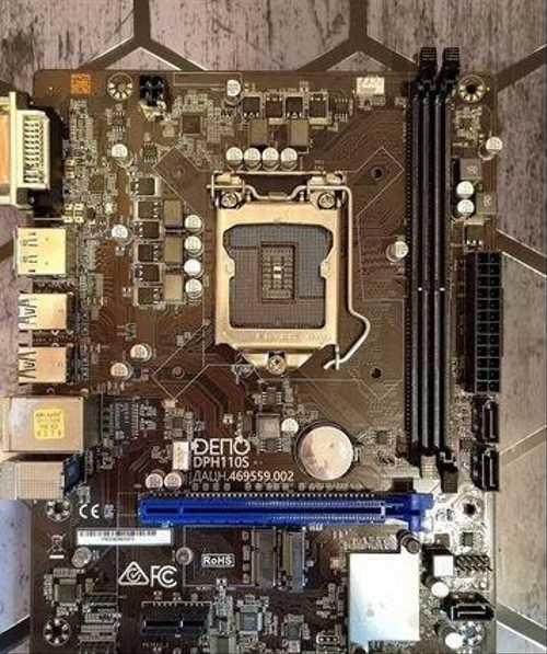 Плата Depo H110S LGA1151 + чек