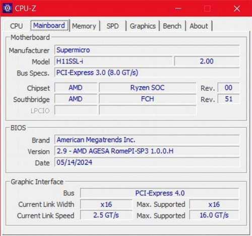 Материнская плата SuperMicro H11SSL-i SP3