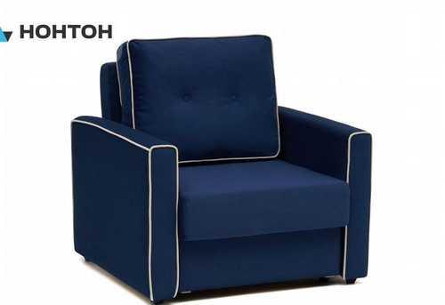 Кресло еврокнижка Леон темно-синее