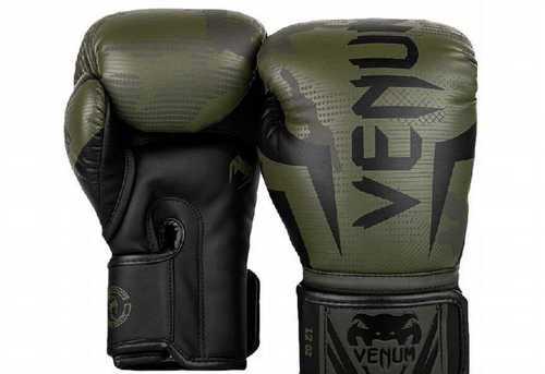 Боксерские перчатки Venum Elite Khaki Camo