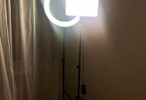 Кольцевая лампа 54 см бу