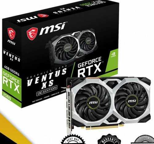 Видеокарта MSI RTX 2060 Ventus 6GB