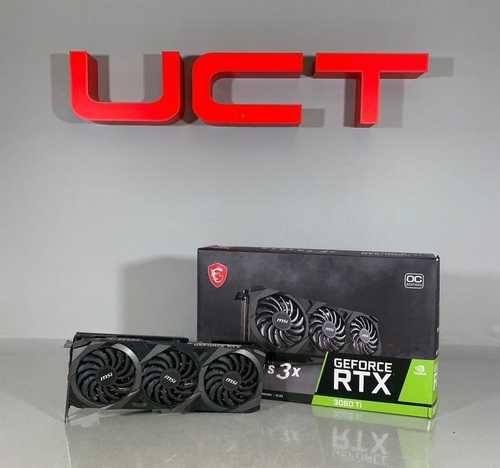 Видеокарта MSI Geforce RTX3060 TI Ventus 3X 8GB