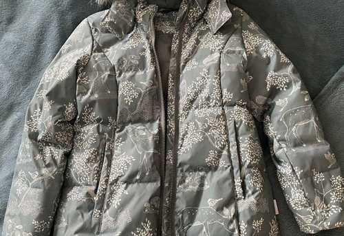 Зимняя куртка удлиненная crockid р 140-146
