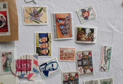 Почтовые марки мира из 28 стран