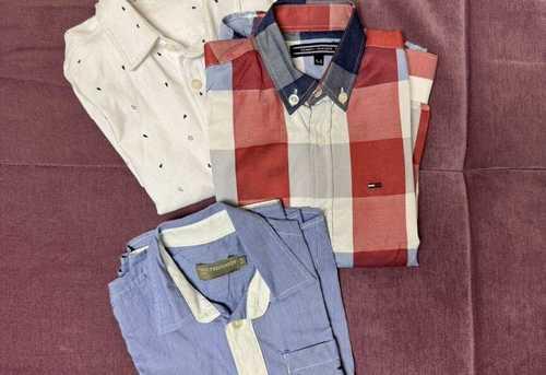 Рубашки д/ мальчика 116 Trussardi Hilfiger бы