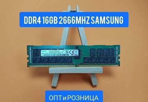 Серверная DDR4 16GB 2666 MHz ECC REG samsung