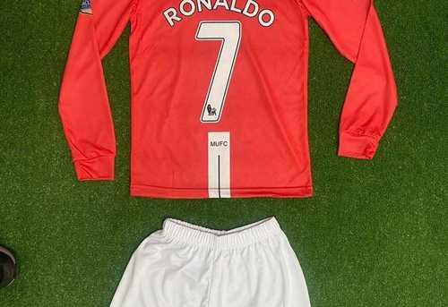 Футбольная форма Роналду Манчестер длинный рукав