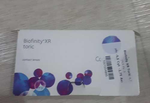 Линзы контактные астигматизм biofinity