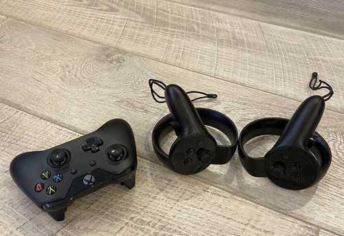 Два контроллера oculus touch+геймпад xbox one