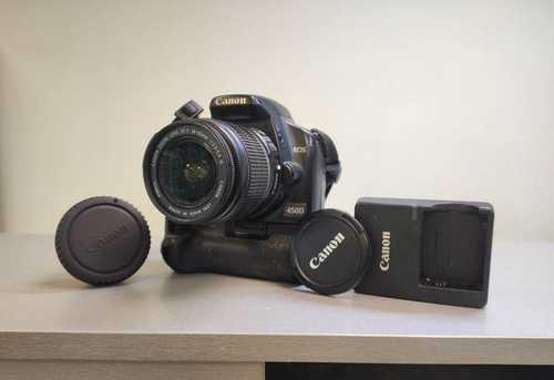 Зеркальный фотоаппарат Canon Eos 450D KIt