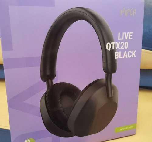 Беспроводные наушники hiper live QTX20 Black