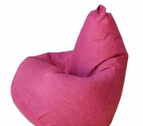 Кресло Мешок Груша Розовая Рогожка (XL, Классическ