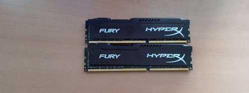 Оперативная память HyperX Fury ddr3 8 gb