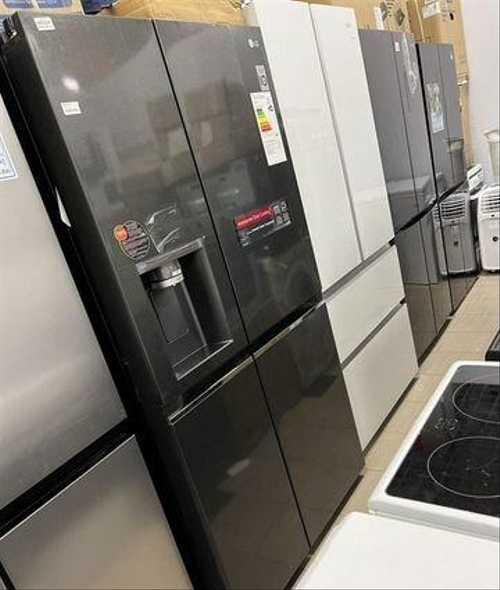 Холодильник Side by Side LG GC-l257cbec черный