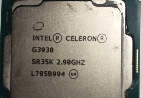 Процессор intel celeron g 3930