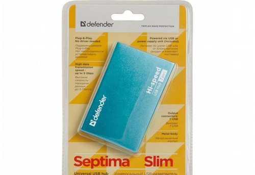 Разветвитель USB Defender Septima Slim USB2.0, 7по