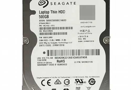 Жесткие диски Seagate 500Gb ST500LM021