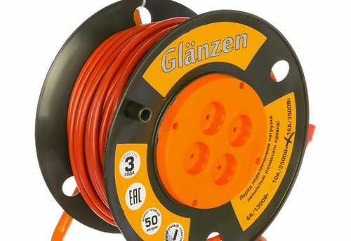 Силовой удлинитель на катушке glanzen EB-50-008