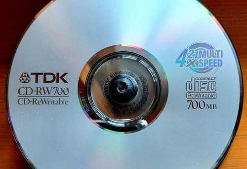 Перезаписываемые диски CD-RW TDK, verbatim