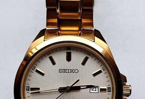 Часы японские наручные мужские на браслете Seiko