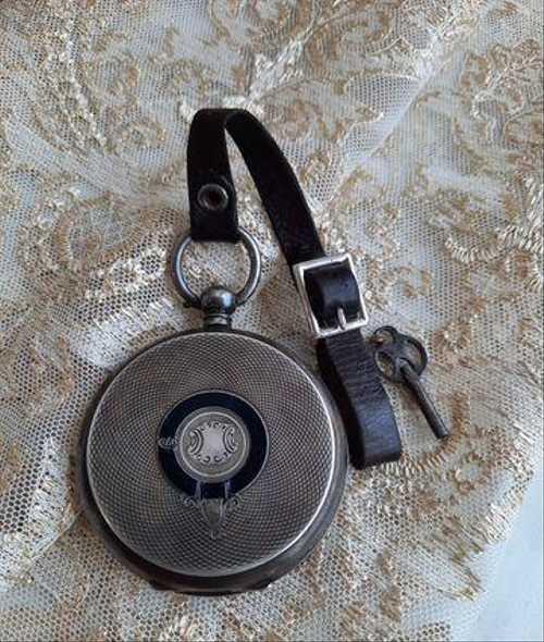 Старинные карманные часы boute буттъ, ключёвка, с