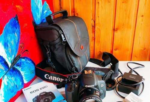 Canon 650D + 50 1.8 + сумка