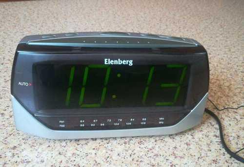 Часы радио будильник elenberg cr-6604