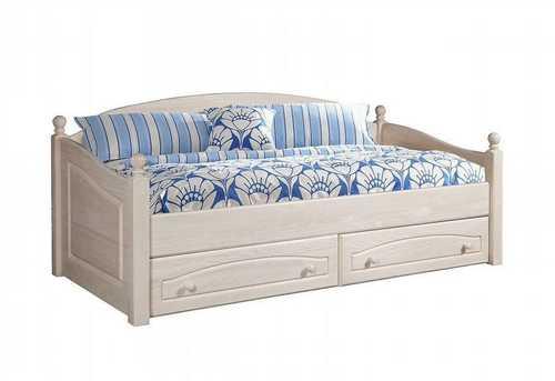 Детская кровать-диван Лотос бм-2186 (массив сосны)