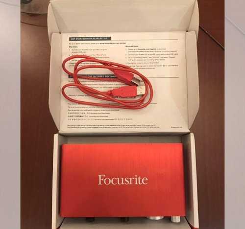 Focusrite scarlett 2i2 2nd gen