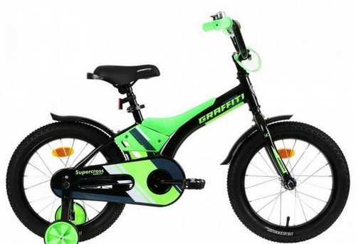Велосипед детский Graffiti Super Cross 16" зелёный