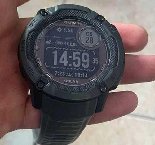 Garmin Instinct 2X Solar Graphite