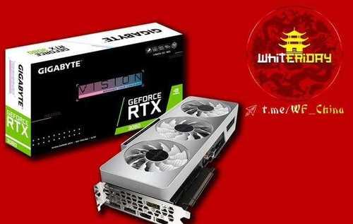Видеокарта Gigabyte Vision RTX 3080 NEW