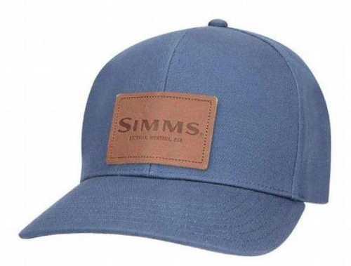Кепка Simms Leather Patch Cap, Dark Moon