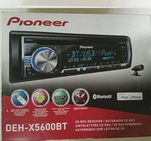 Автомагнитола Pioneer DEH-X5600BT