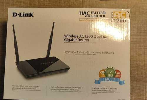 Роутер d link wireless AC1200 Dual Band Gigabit