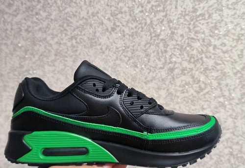 Кроссовки nike AIR MAX 90 зеленые