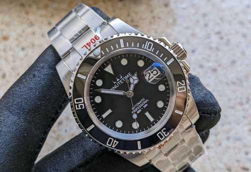 Minutetime Submariner Black Dial Black Bezel