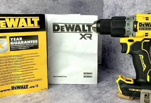 Шуруповерт dewalt dcd 805 новый тушка